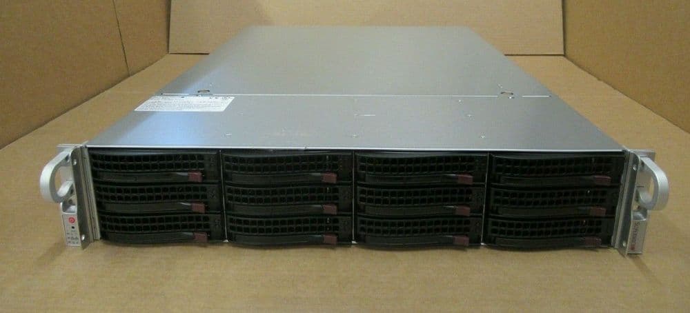 Supermicro SuperStorage 6027R-E1R12L X9DRD-7LN4F-JBOD E5-26xx V2 CTO 2U ...