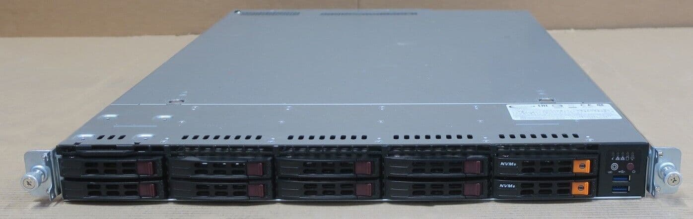 Supermicro SYS-1028U-TNRTP 1U CTO Server 8x SAS 2x NVMe Bay 24-DIMM ...