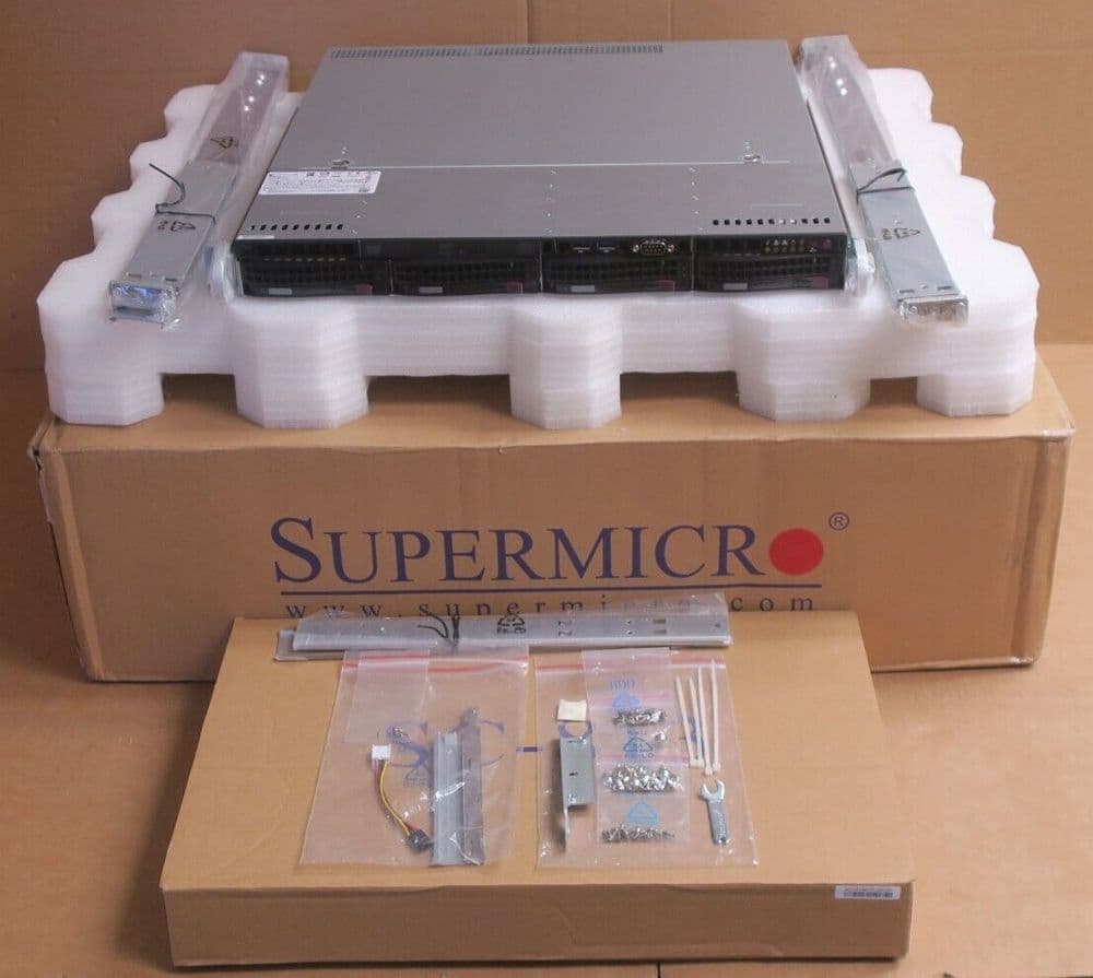 Supermicro SYS-5019S-M 813M-3 Quad-Core E3-1245v6 16GB Ram 240GB SSD ...