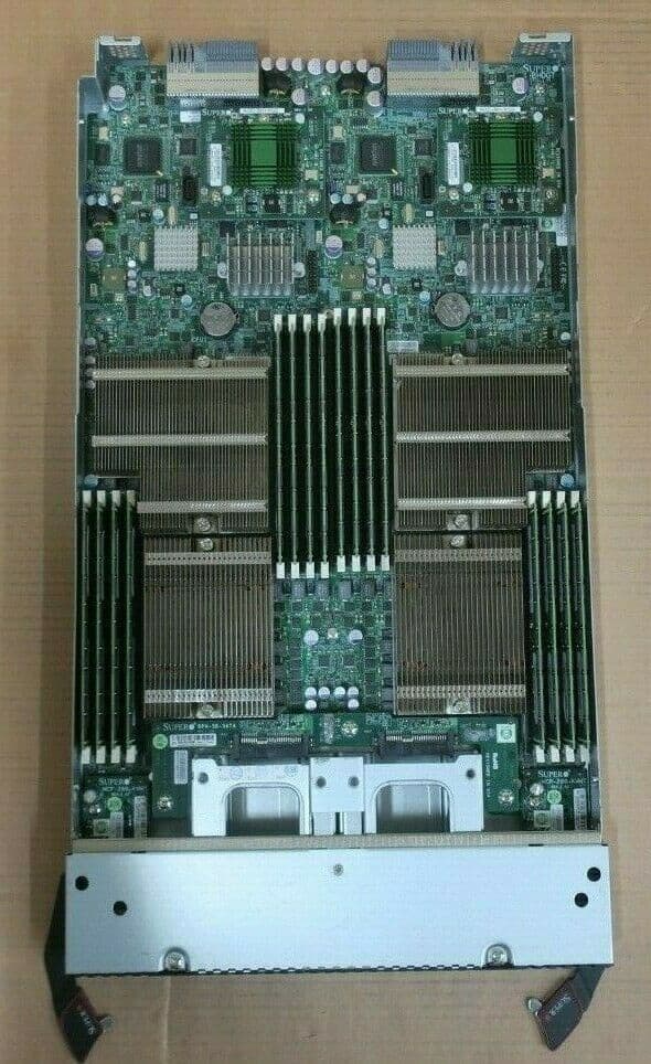 Supermicro TwinBlade SBA-7222G-T2 Blade Server 4x AMD 6380 128GB Ram 4x ...
