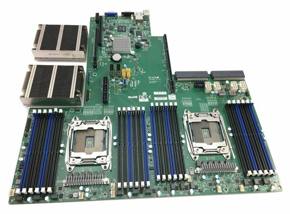SuperMicro X10DRU-i Dual Socket LGA2011 24x DDR4 Server Motherboard ...