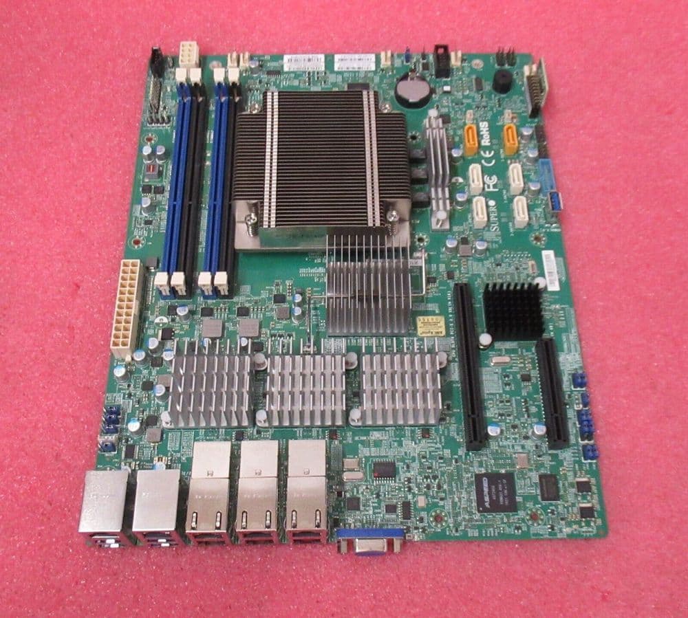 SuperMicro X10SLH-N6-ST031 Single E3-1200 V3/V4 ATX Server System ...
