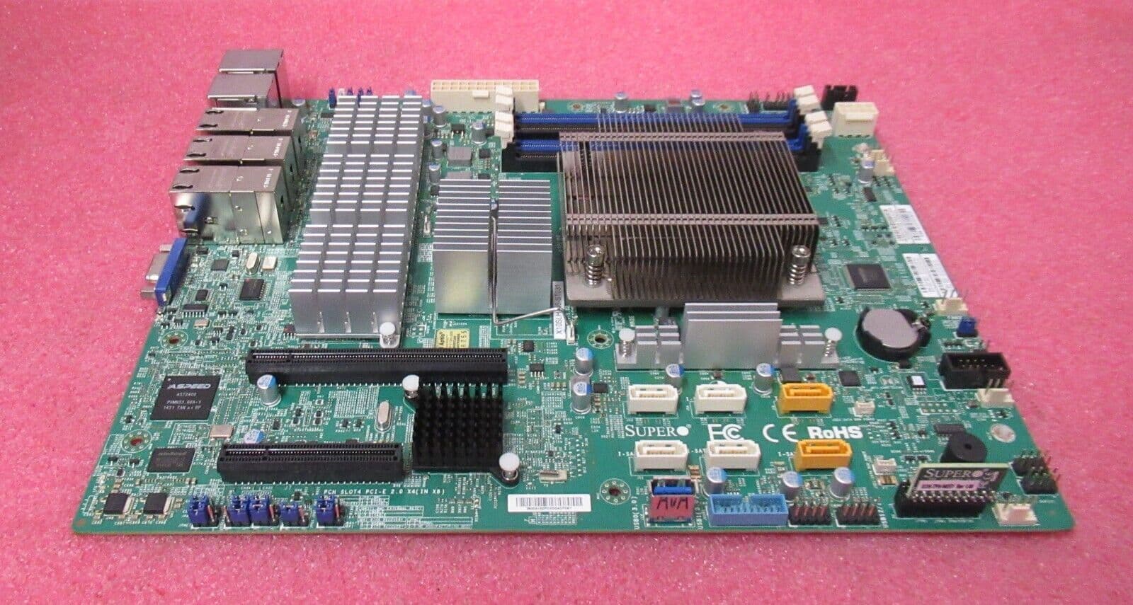 SuperMicro X10SLH-N6-ST031 Single E3-1200 V3/V4 ATX Server System ...