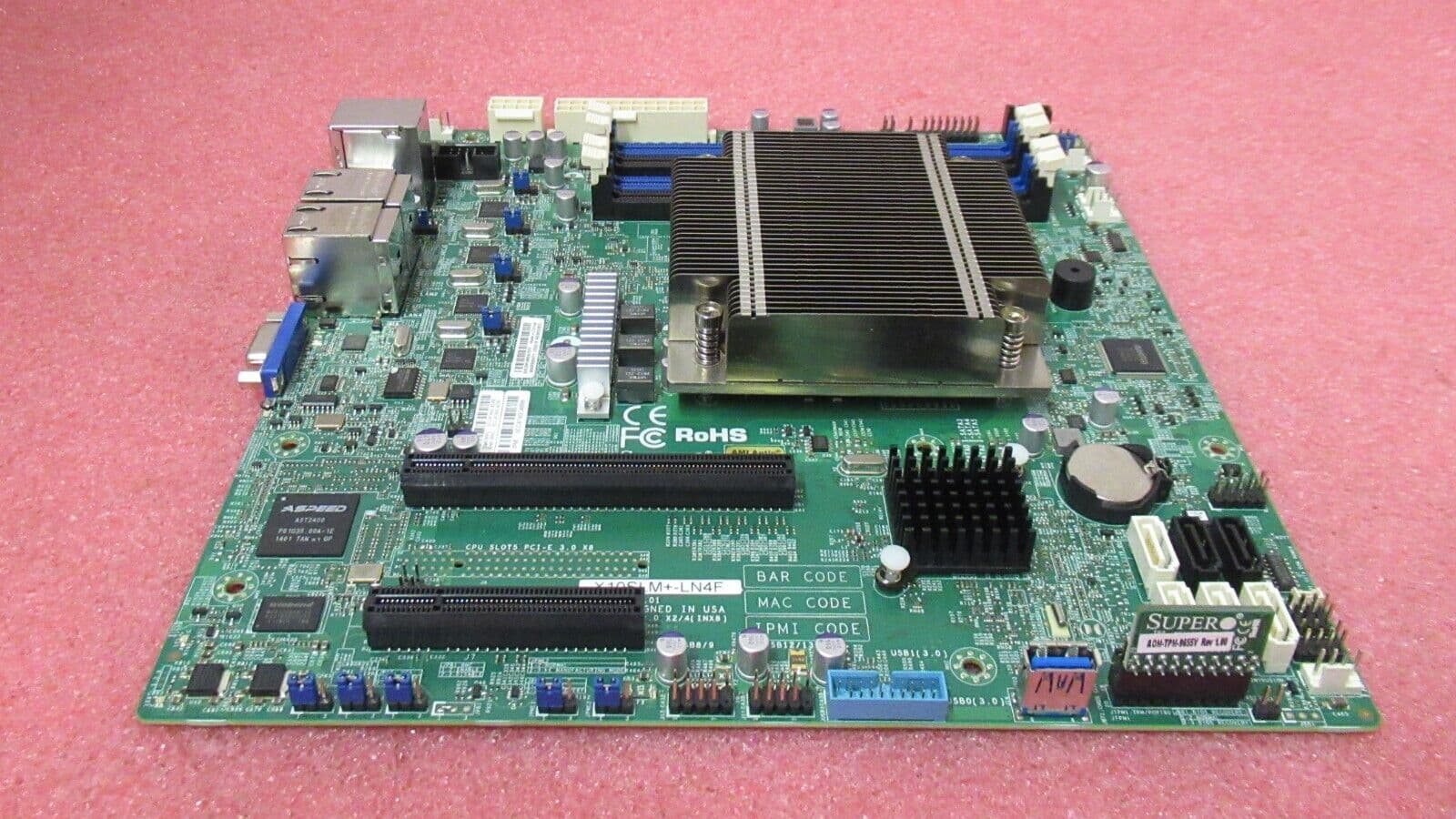 SuperMicro X10SLM -LN4F Single Socket Server System Motherboard