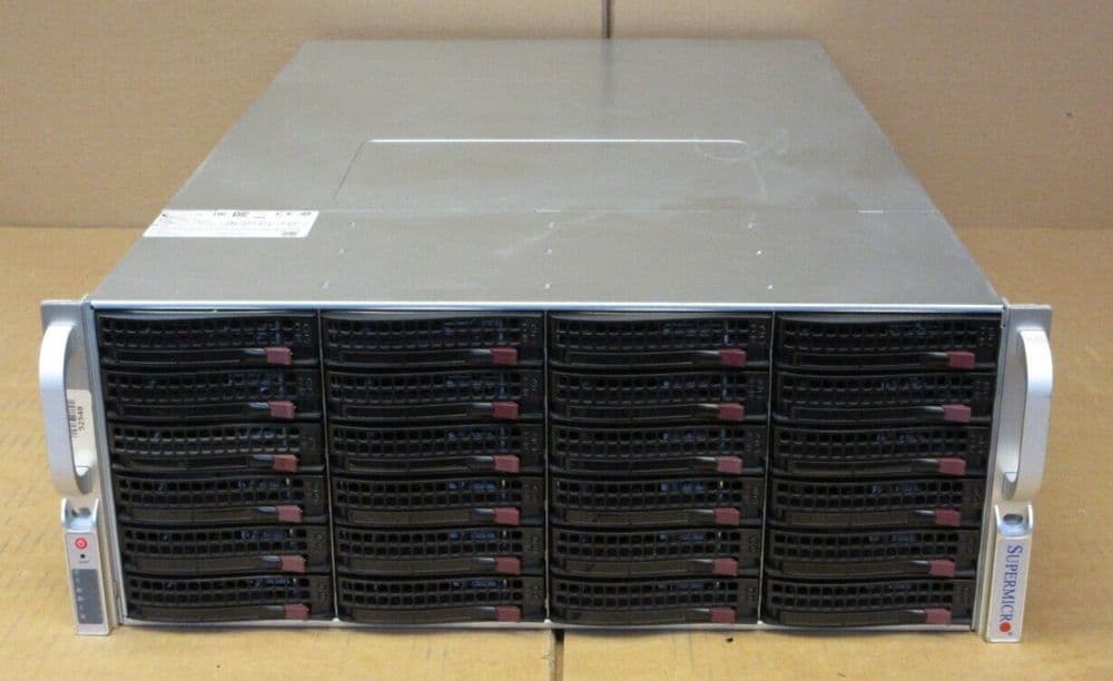 Supermicro X11DPH-T 2x Xeon Silver 4208 96GB RAM 38 bay Storage 4U Server