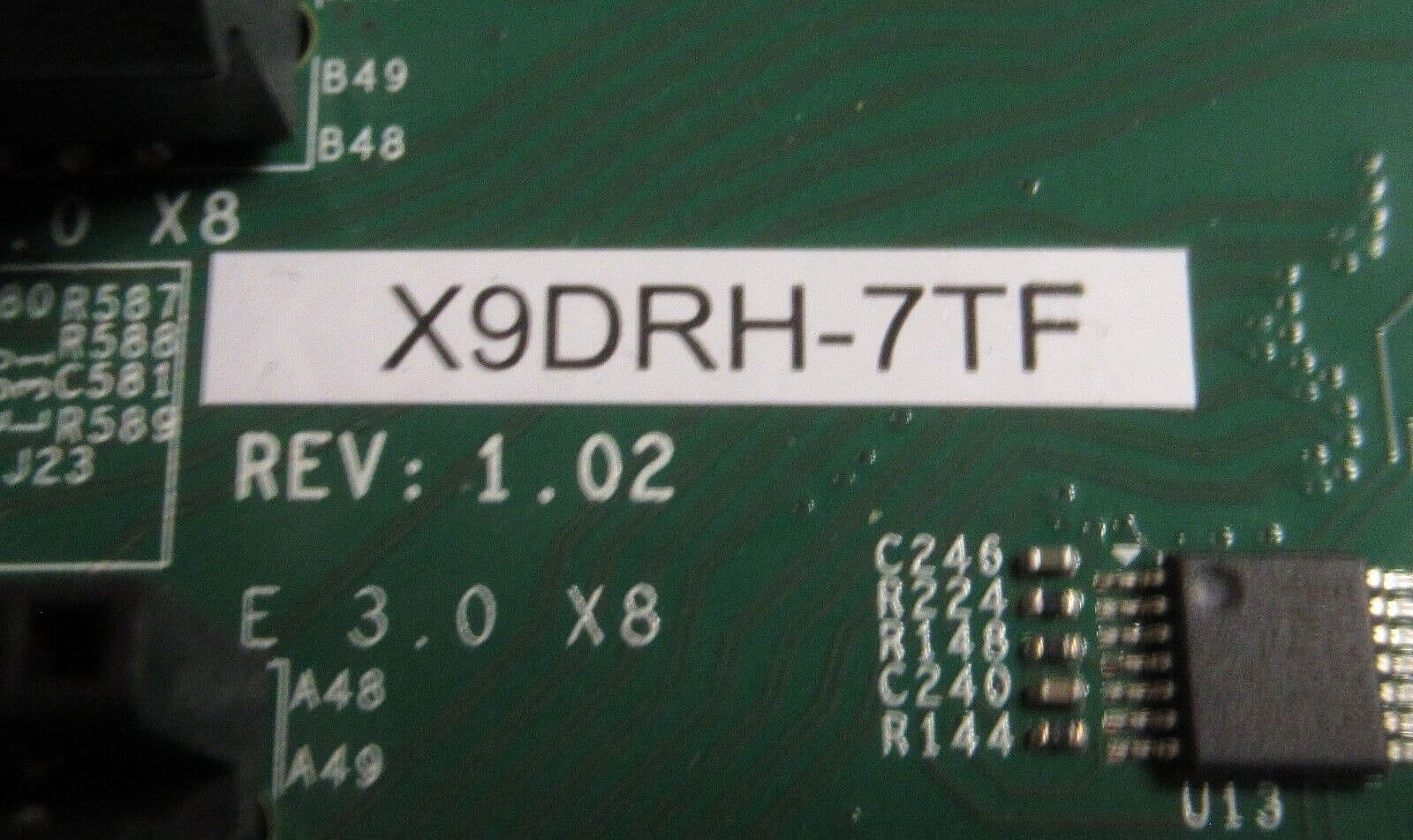 Supermicro X9DRH-7TF rev 1 02 LGA2011 C602 16x DDR3 DIMM SATA PCI ...