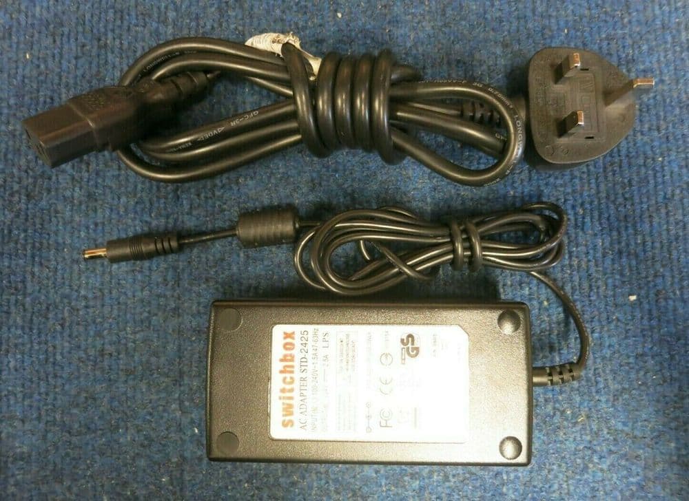 SwitchBox STD-2425 AC Power Adapter Charger 60 Watts 24 Volts 2 5 Amps