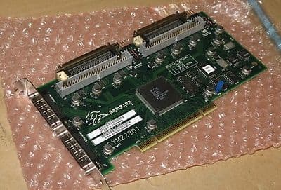 Symbios SYM22801 2 Channel SCSI PCI Card 348-006689A