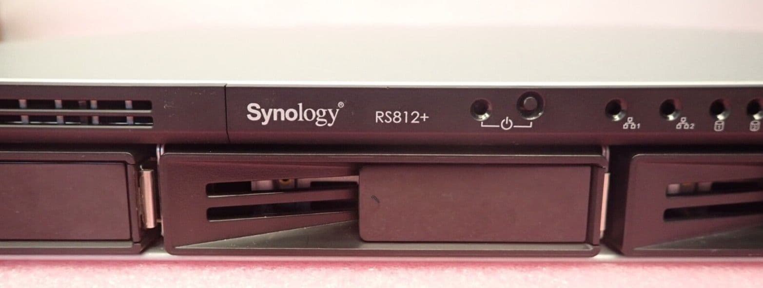 Synology RackStation RS812 4-Bay Diskless NAS Network Attached Storage ...