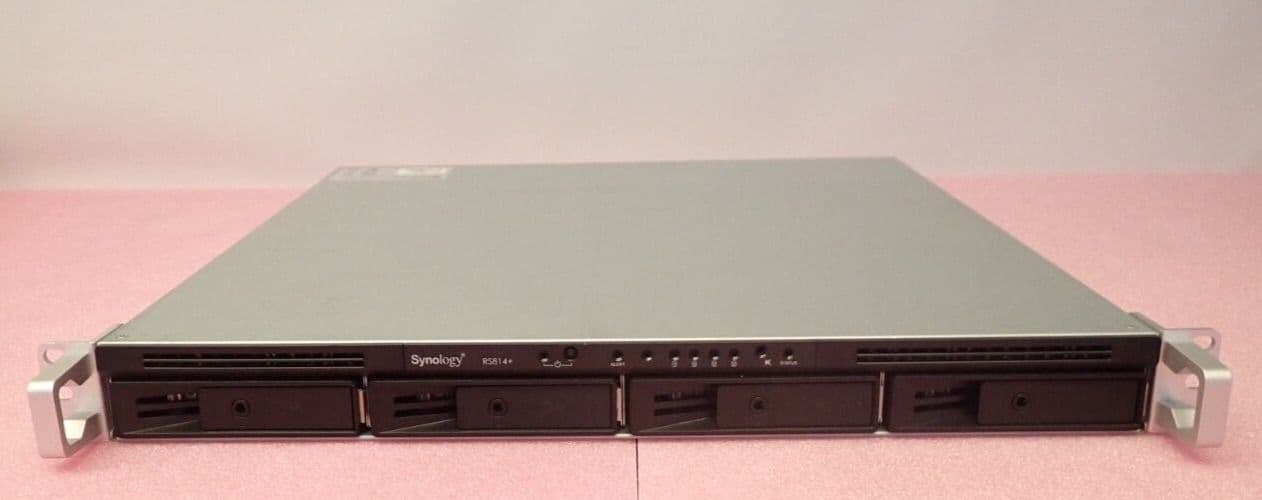 Synology RackStation RS814 4x 3 5" Bay 4x 2TB SSHD NAS Network Attached ...