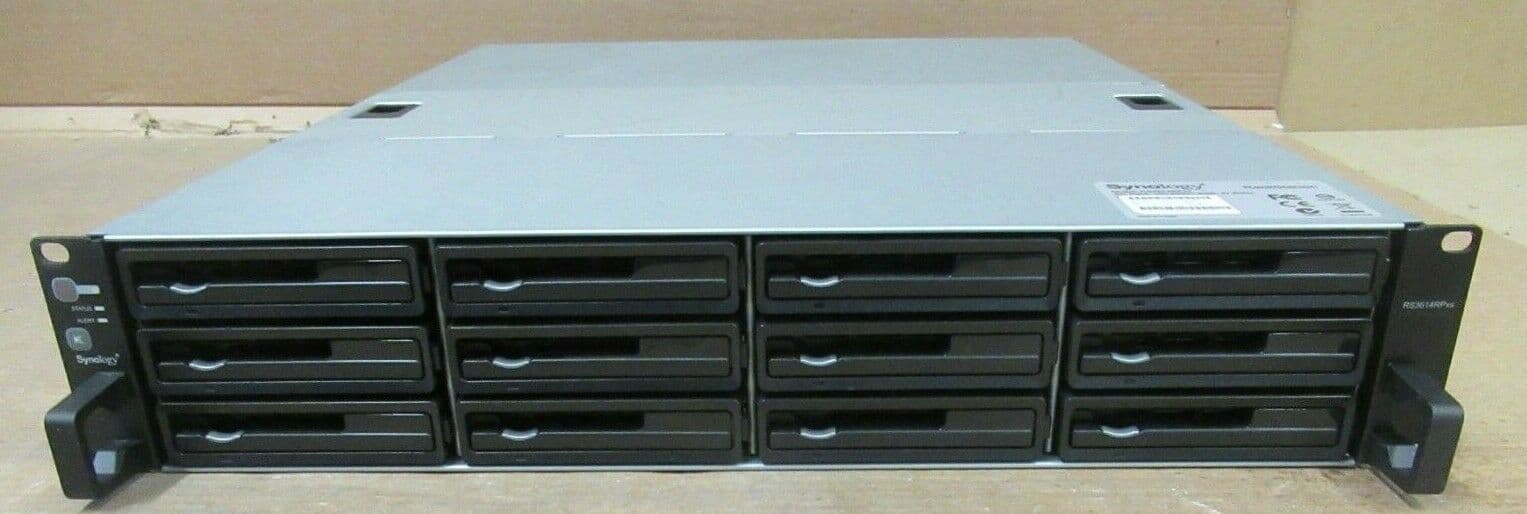 Synology RS3614RPXS 36TB 12 x WD 3TB NAS Network Attached Server NAS ...