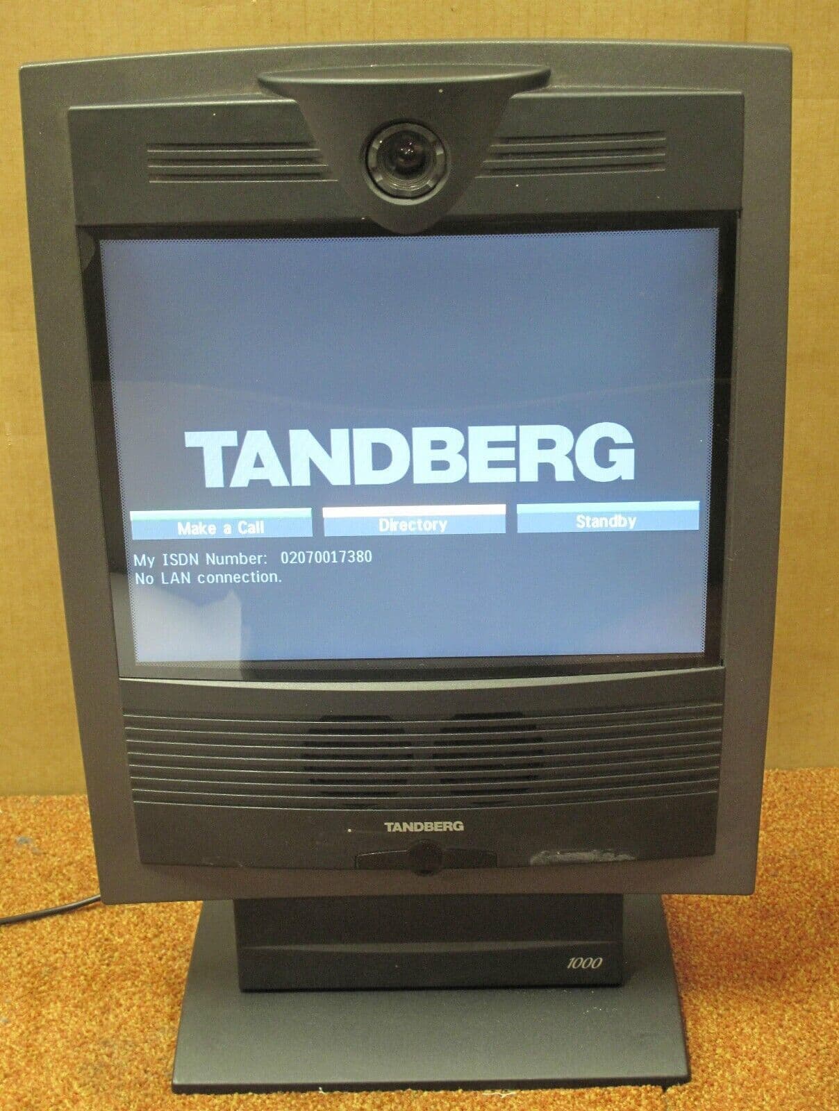 Tandberg 1000 MXP 12 1" LCD TFT Video Conference Monitor P/n TTC7-02