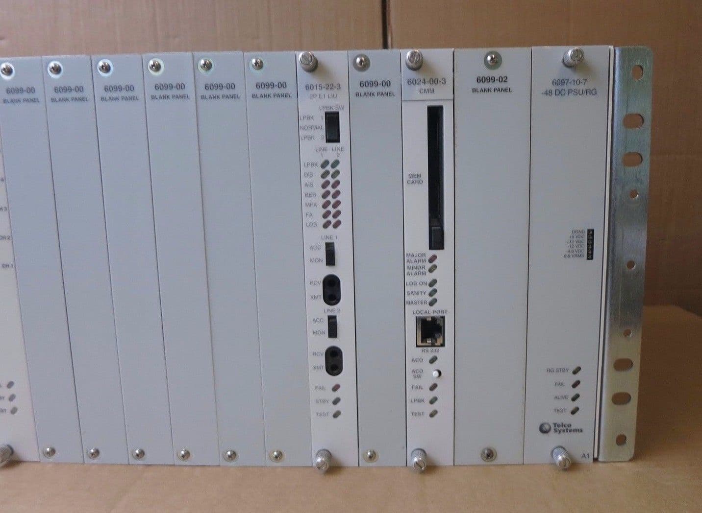 Telco Systems 19" Rack Mount Telecommunication System Data Modules ...