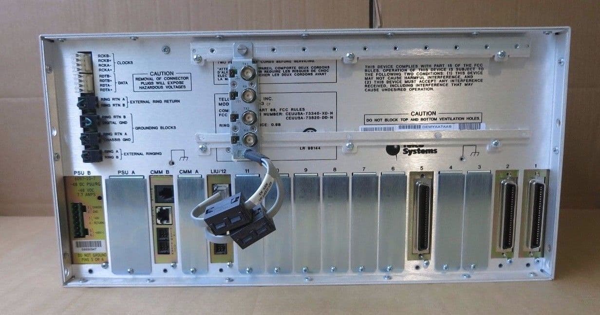 Telco Systems 19" Rack Mount Telecommunication System Data Modules ...