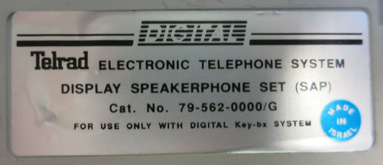 Telrad 79-562-0000/G Classic 12 Button Display Speaker Telephone ...