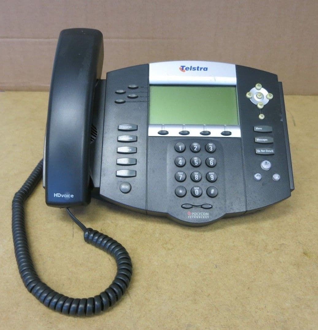 Telstra Polycom IP 550 SIP Desktop Business Phone 610807533511 2201 ...