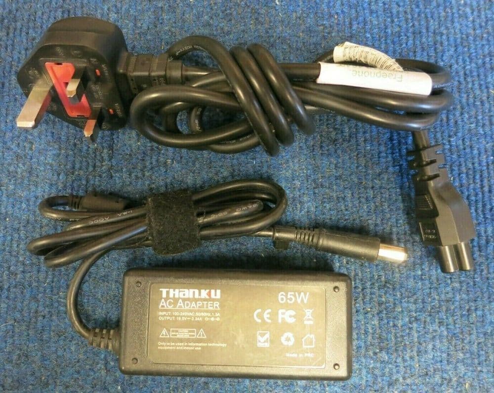 Than k U Laptop AC Power Adapter Charger 65 Watts 19 5 Volts 3 34 Amps
