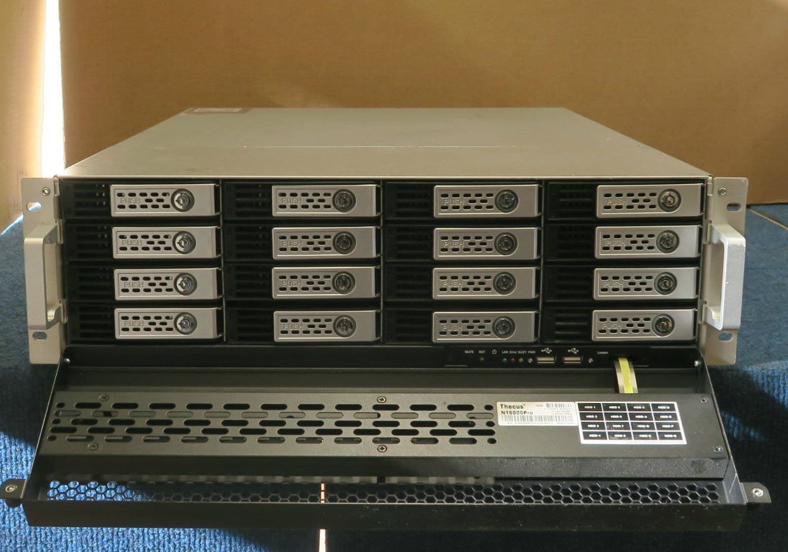 Thecus N16000 Pro 30TB Network Storage Server NAS Xeon E3-1275 RAID