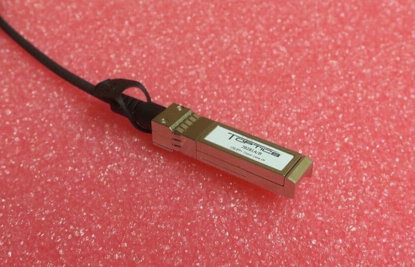 Toptics 10GBase SFP to SFP 1M DAC Direct Attach Cable J9281A/B HP Compatible