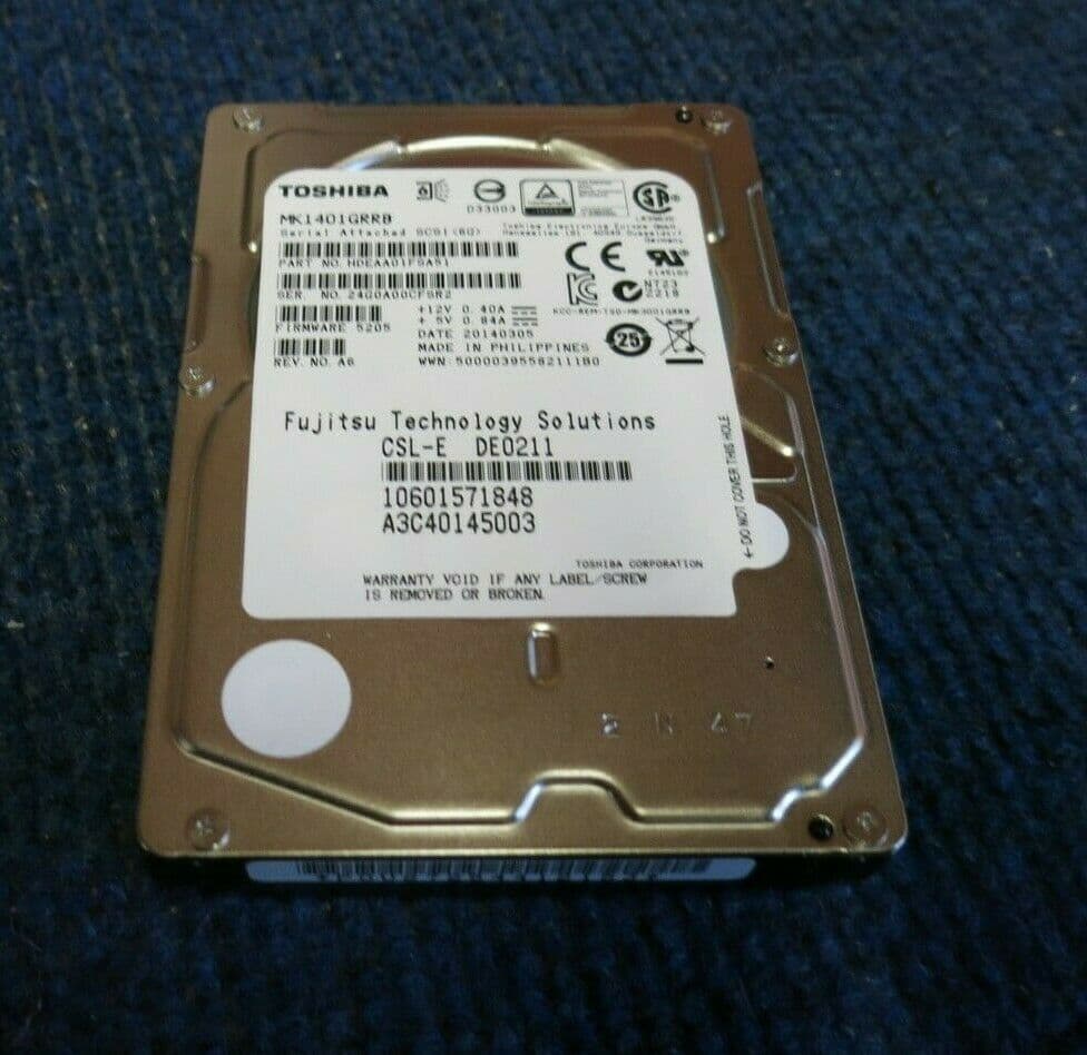 Toshiba MK1401GRRB A3C40145003 Enterprise 147GB 15000RPM SAS 6Gbps 32MB ...