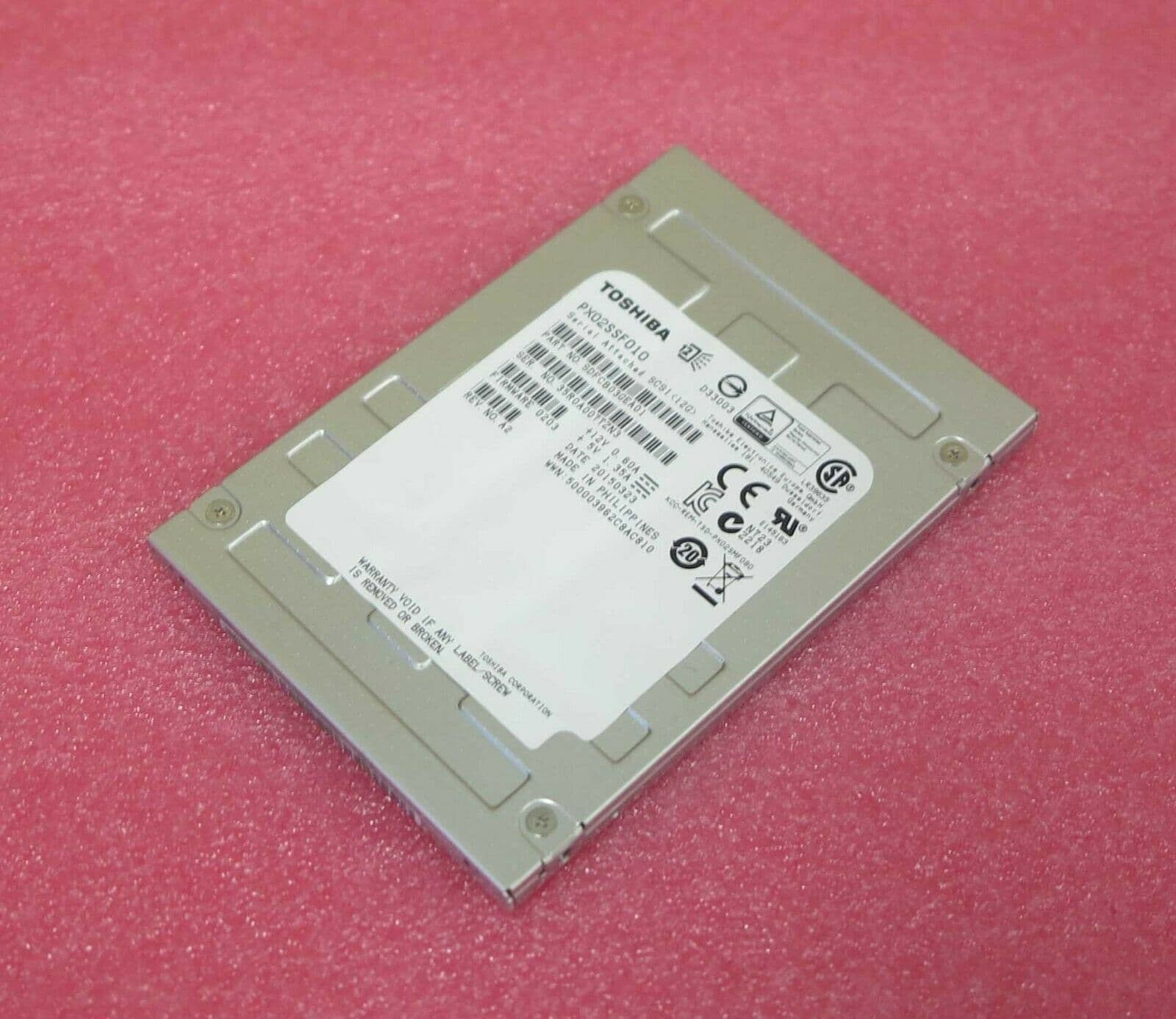 Toshiba PX02SSF010 100GB SAS 12Gb/s 2 5" MLC SSD Solid State Drive ...