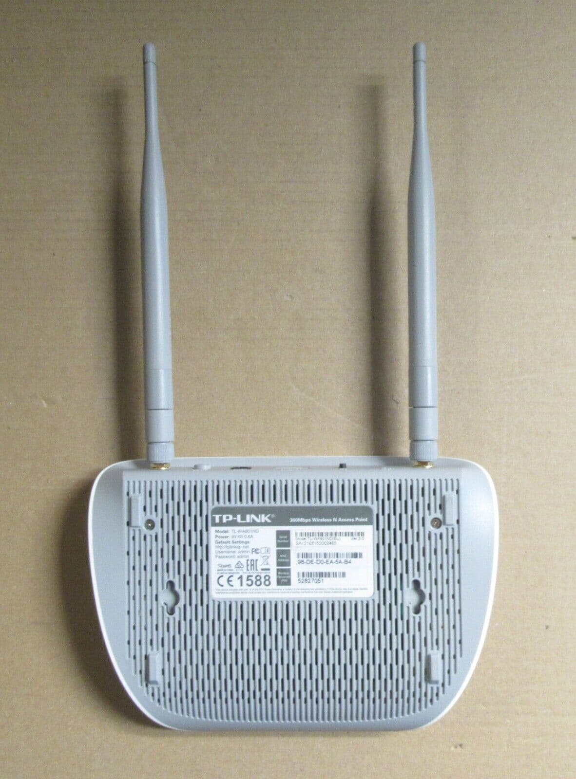 TP Link TL-WA801ND PoE 300Mbps Wireless N AP Access Point 2x Antennas TP Link TL-WA801ND PoE 300Mbps Wireless N AP Access Point 2x Antennas