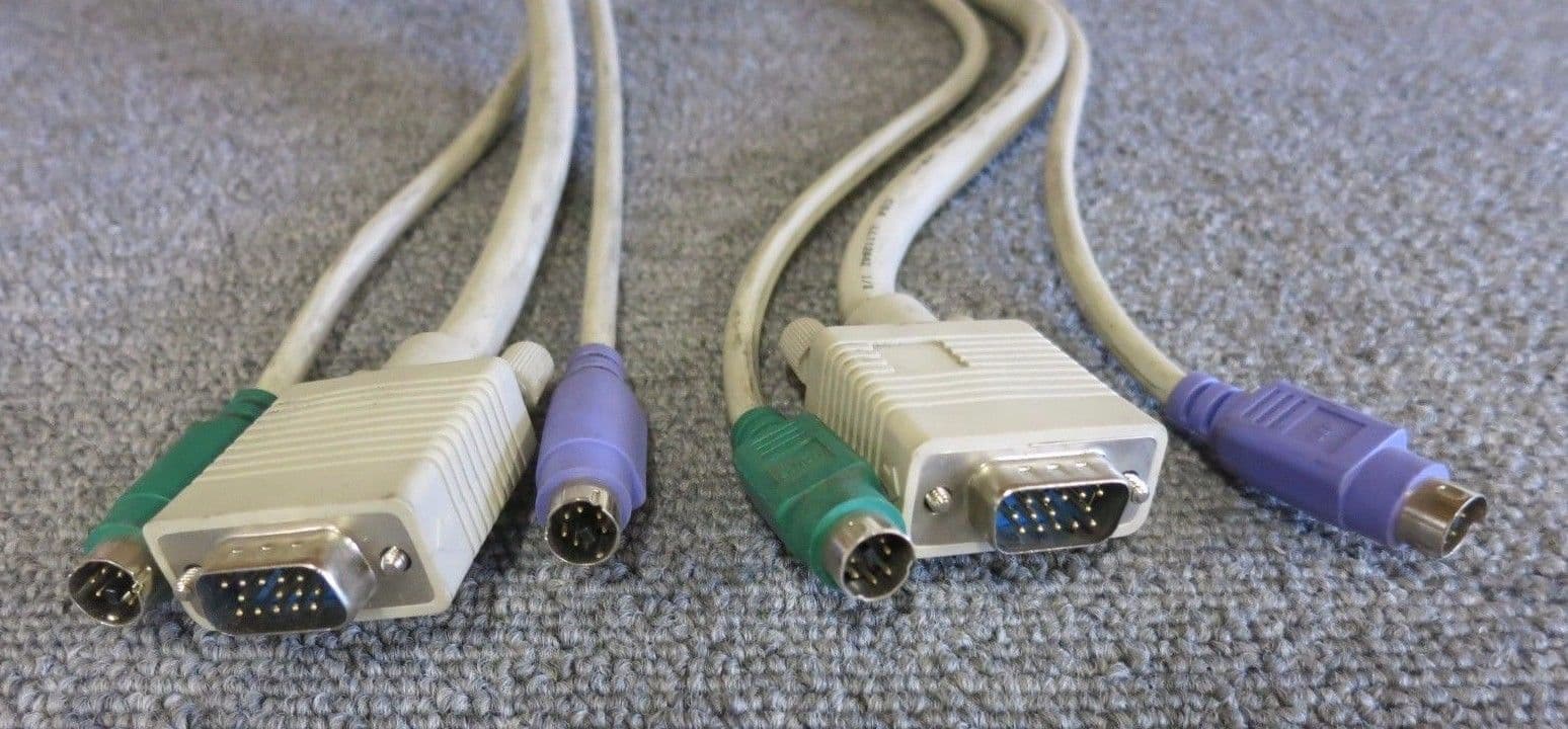 TRENDnet TK-C10 10FT PS/2 VGA KVM Cable Male To Male