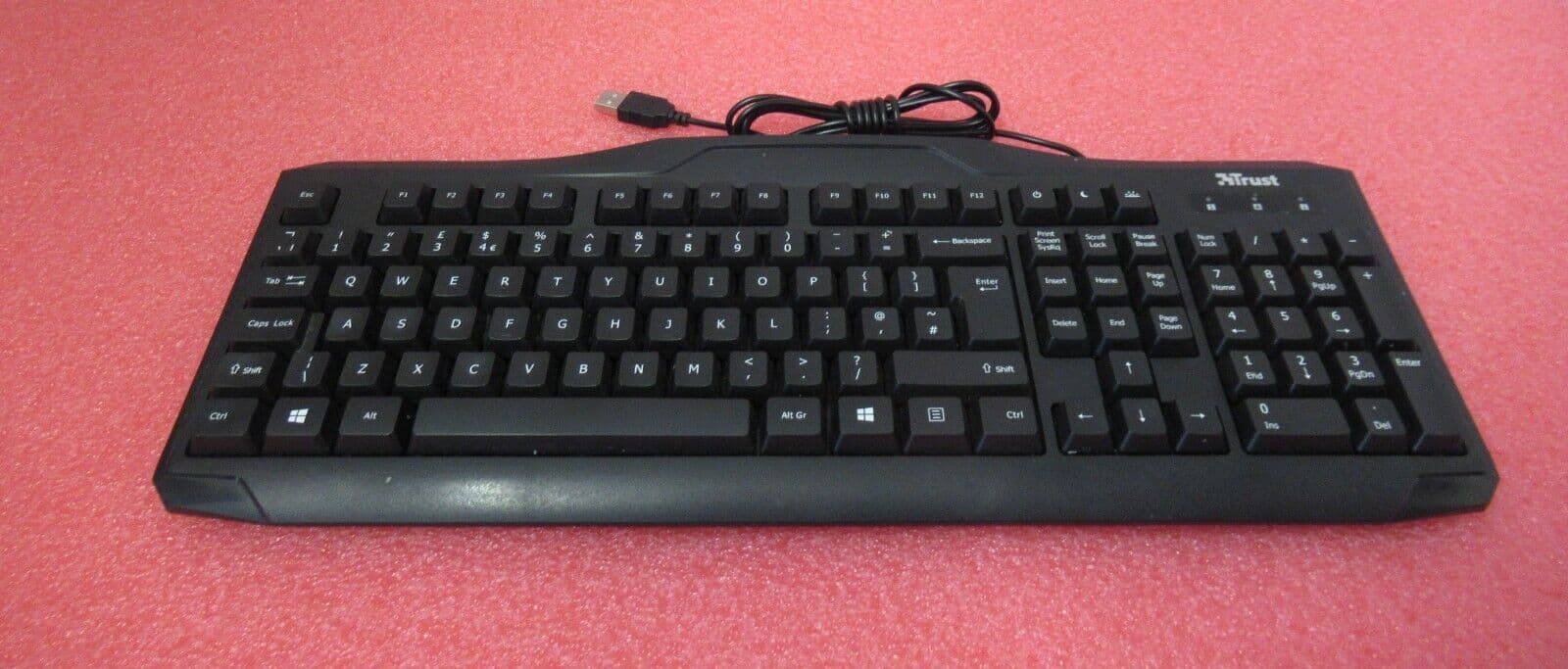 Trust 206623-03 ClassicLine Black USB Wired QWERTY Spill-Resistant Keyboard