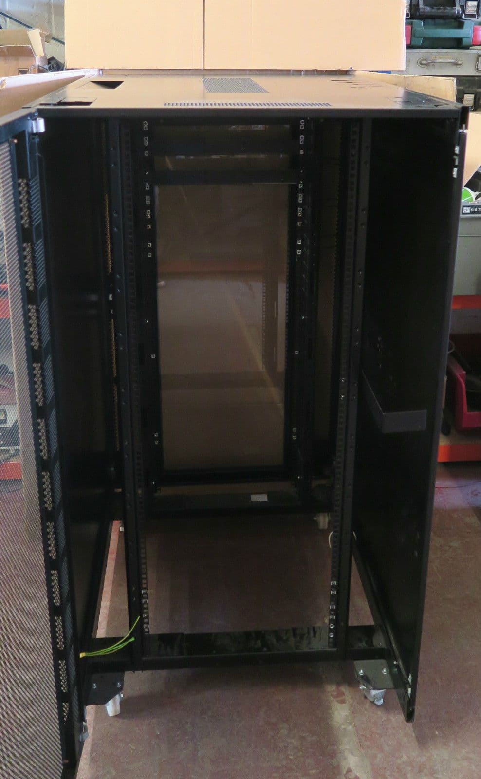 U Systems - 30U Extra 31 5" Wide 19" Small Network Server Rack Cabinet ...