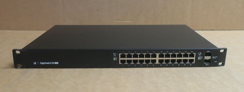 Ubiquiti EdgeSwitch 24-Port Gigabit Ethernet PoE 2x 1Gb SFP Switch ES ...
