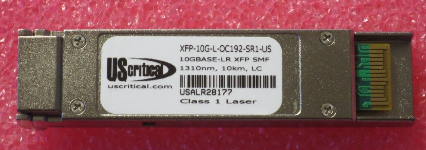 US Critical XFP-10G-L-OC192-SR1-US 10Gbps Duplex LC LW SFP Transceiver
