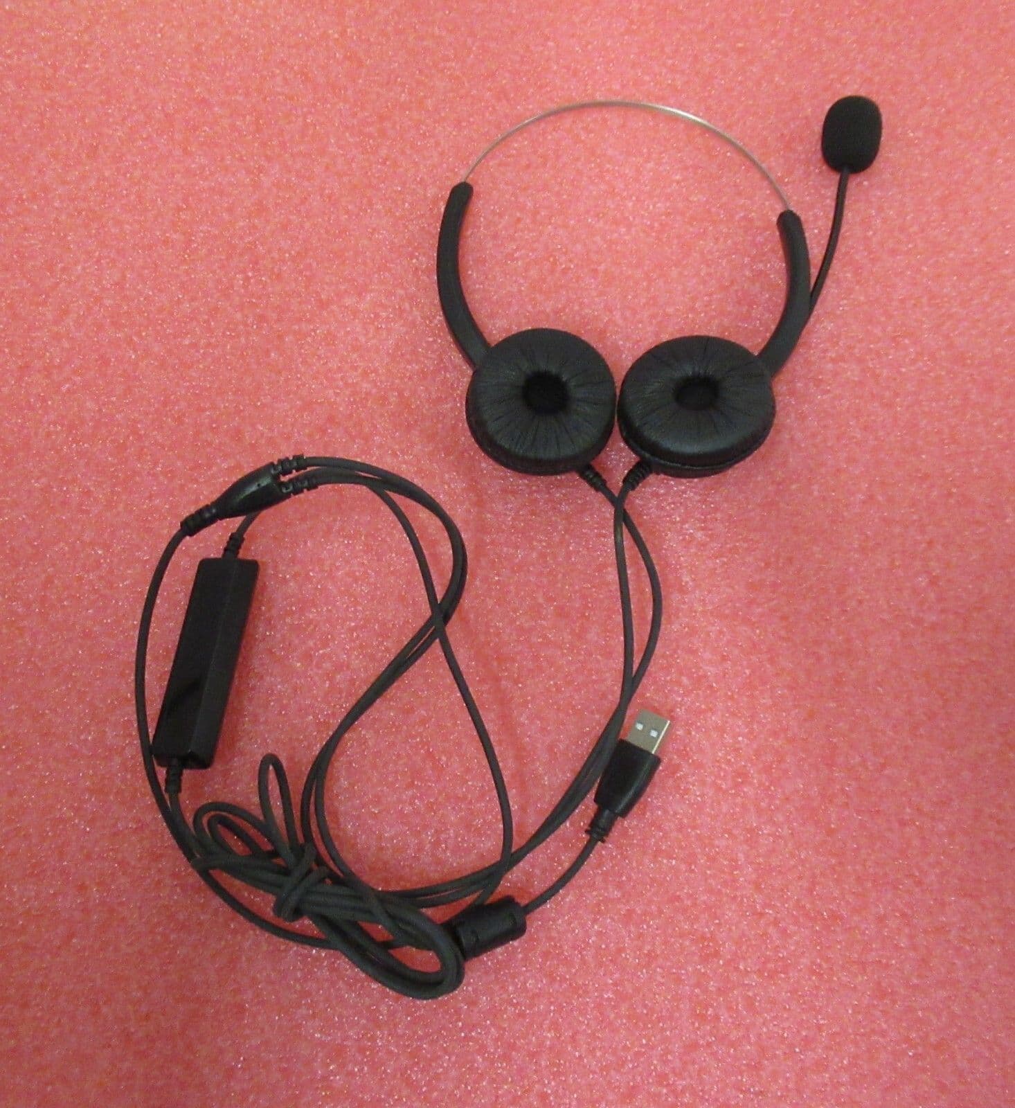 USB Stereo Headset Microphone Noise Canceling 2 5m Headset for Laptop ...