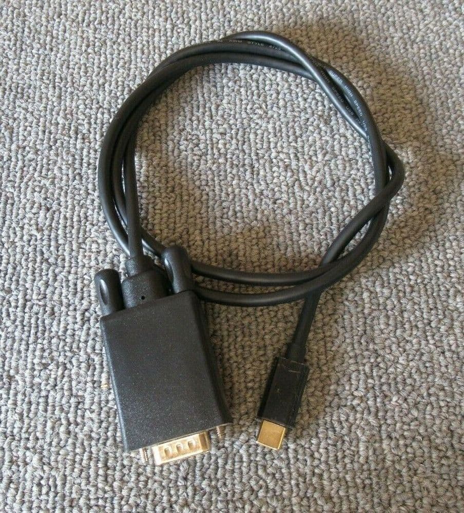 USB Type C To VGA Male 1M Adapter Cable