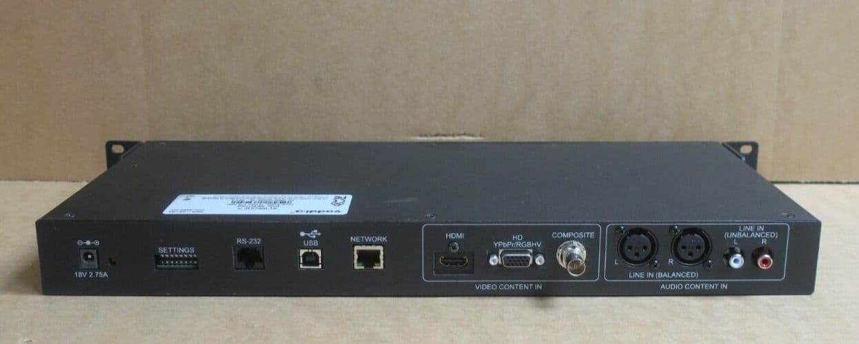 Vaddio AV Bridge USB/IP Streaming Appliance HD Audio/Video Encoder 998 ...