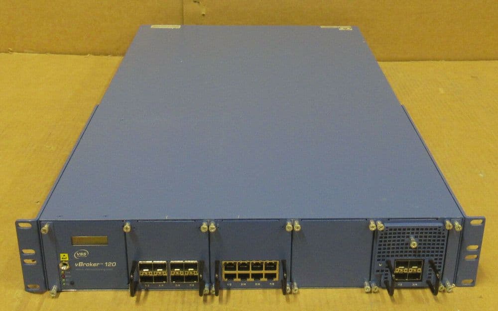 vBroker 120 NPB Modular 1G/10G Network Packet Broker 2x 85W PSU Vf 01309