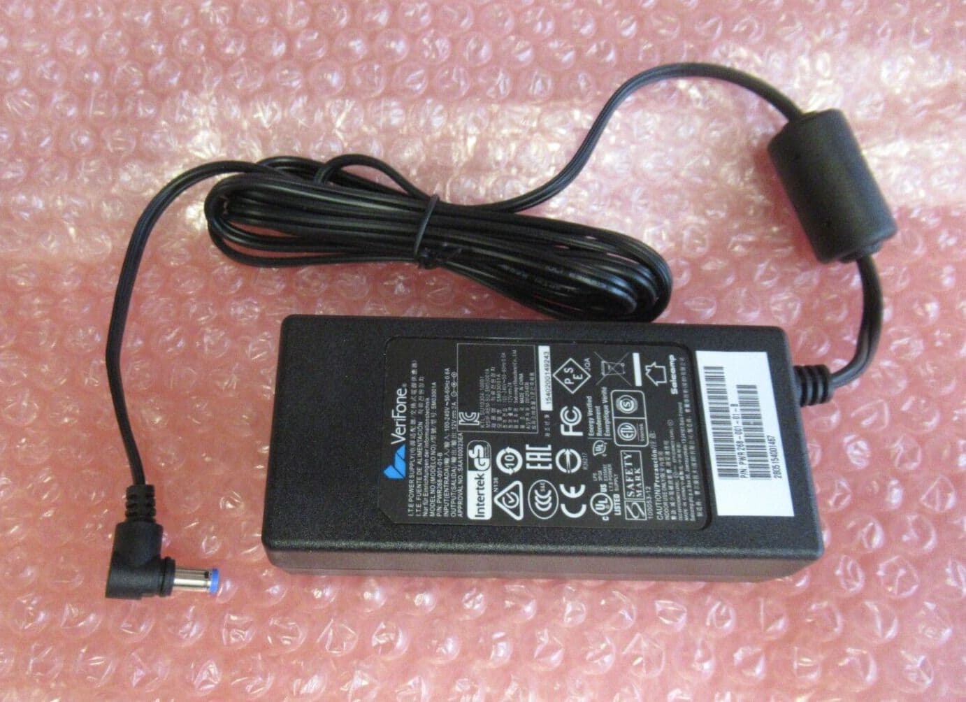 VeriFone SM03001A PWR268-001-01-B AC Power Adapter Charger 24W 12V 2A