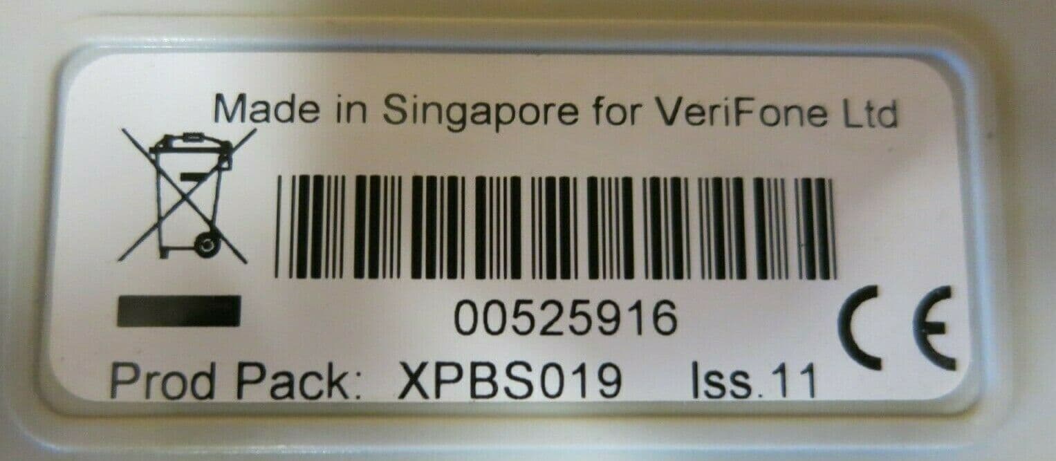 VeriFone XPBS019 Bluetooth Base Unit White Without AC Power Adapter