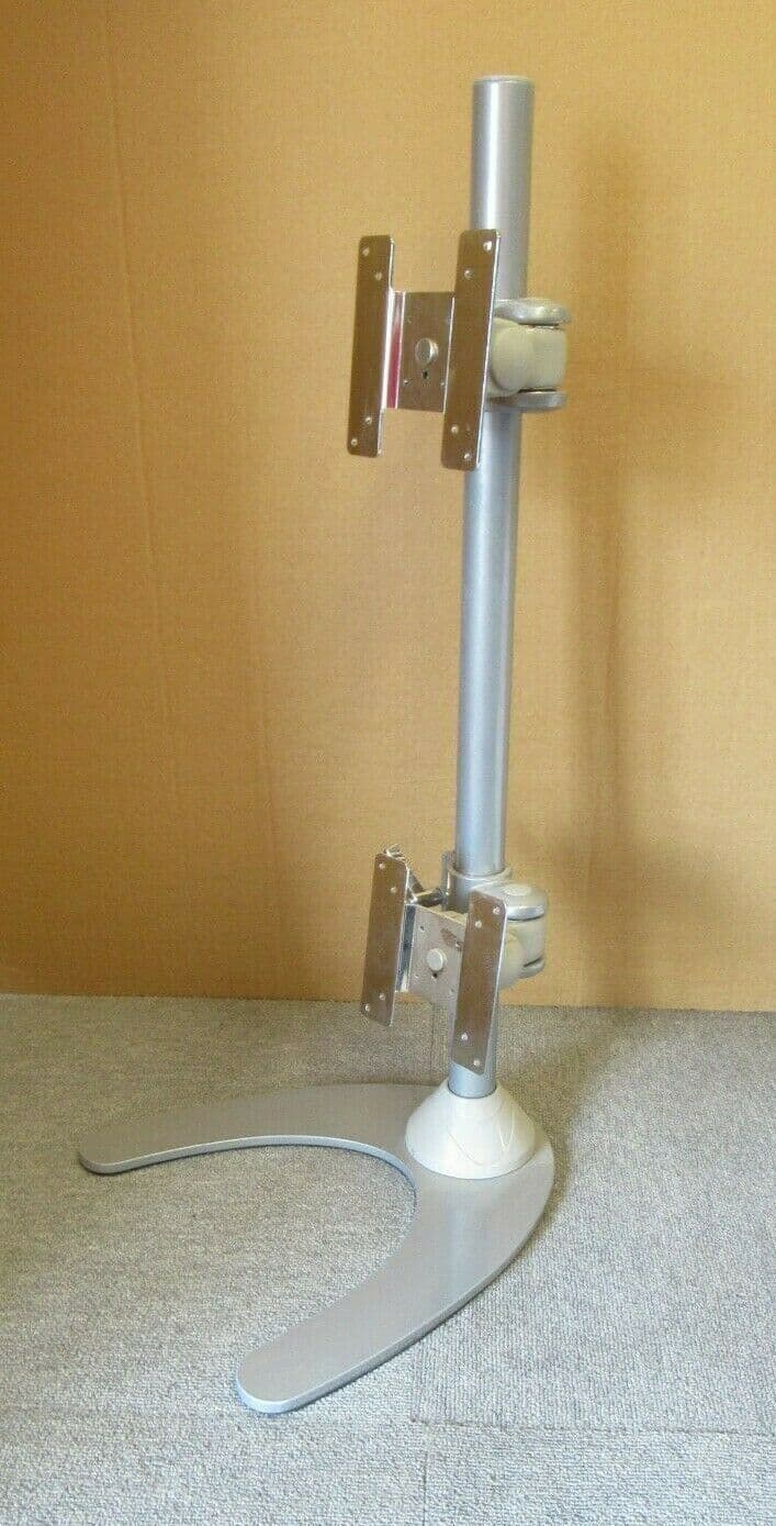 Vertical Stack Dual Double 13 To 27 VESA Monitors Desktop Stand Holder ...