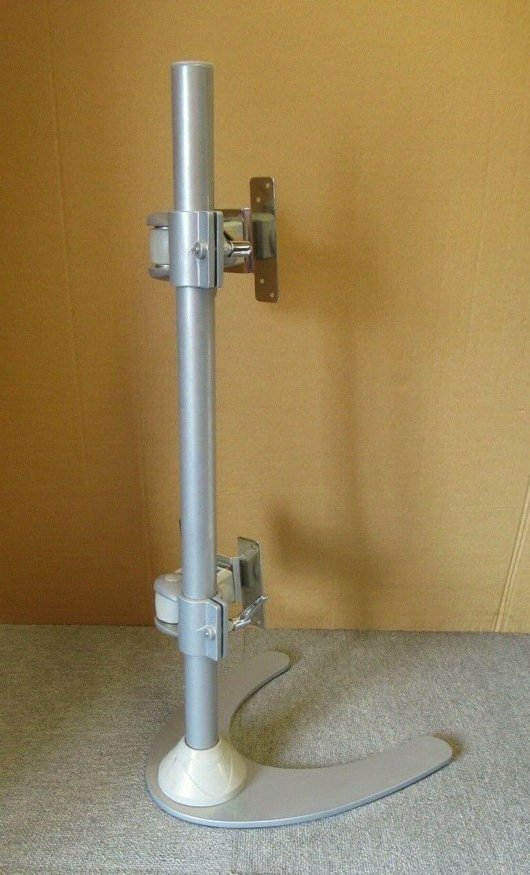 Vertical Stack Dual Double 13 To 27 VESA Monitors Desktop Stand Holder ...