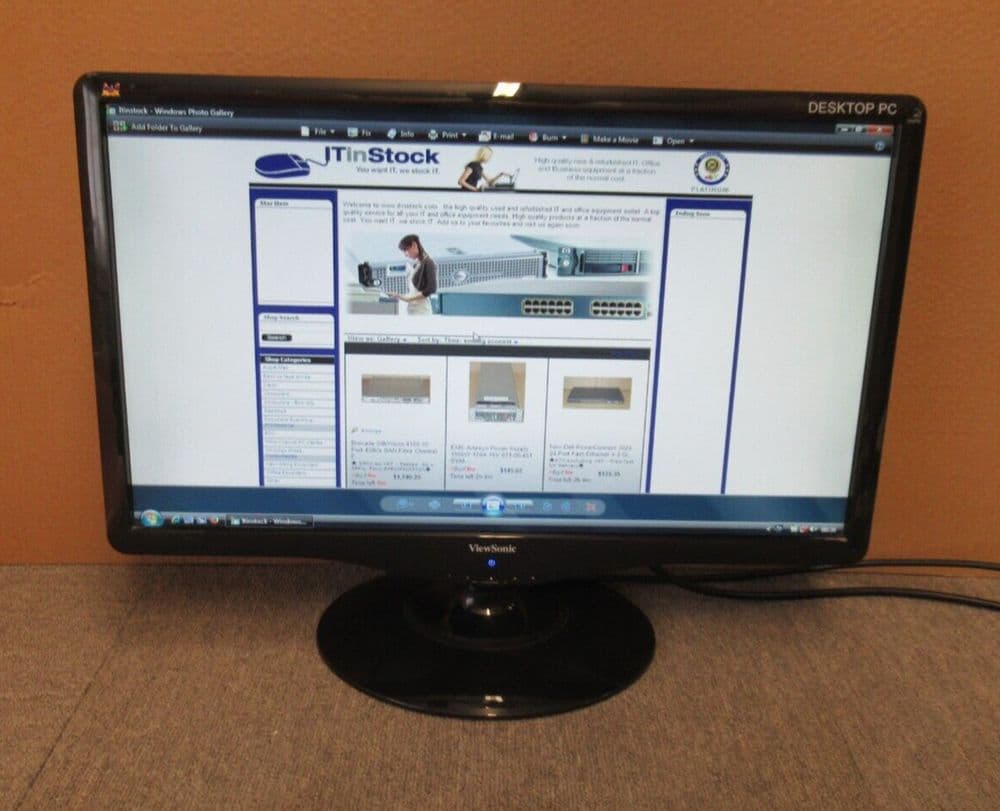 ViewSonic VA2231WMA VS13223 21 5" LCD TFT LED HD Widescreen Monitor VGA