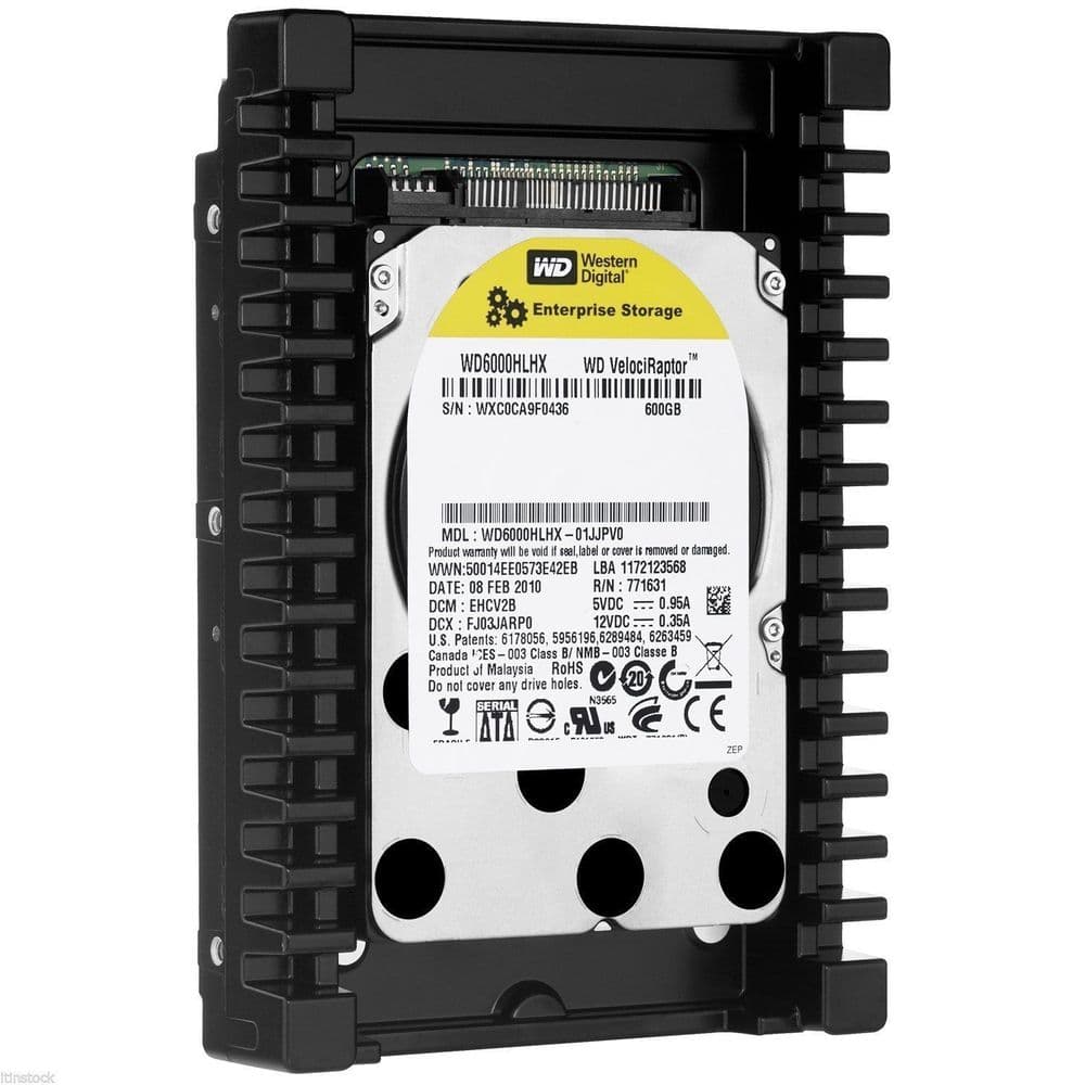 WD Western Digital VelociRaptor WD4500HLHX 450Gb 2 5" 10K 6GBps in 3 5 ...