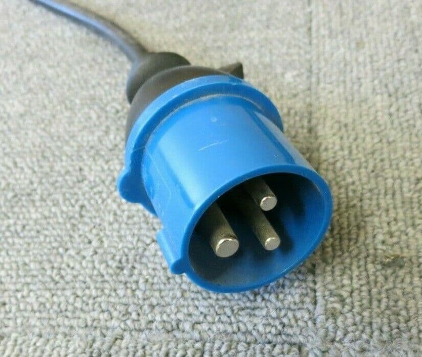 Well Shin WS-197-1 3 Pin 16A Blue Plug To C19 Power Cable 3 5M Black