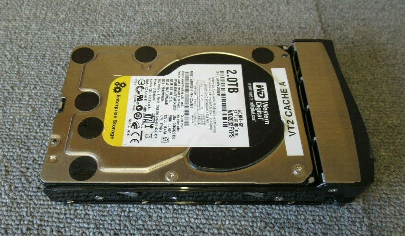 Western Digital WD2002FYPS Enterprise RE4GP 2TB 5400RPM SATA 3 5" HDD WD