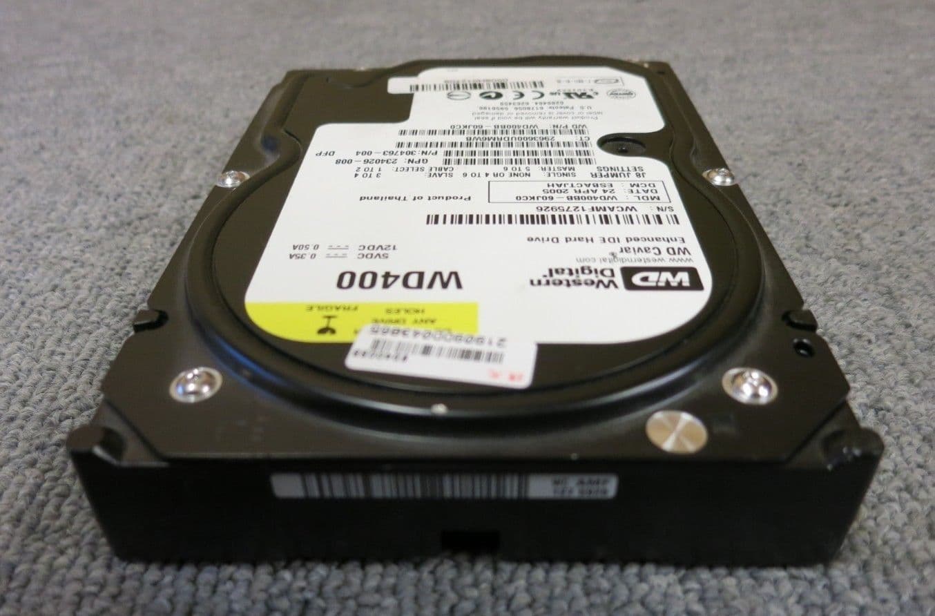 Western Digital WD400BB-60JKC0 234026-008 40GB 7200RPM 2MB 3 5" ATA-100 HDD