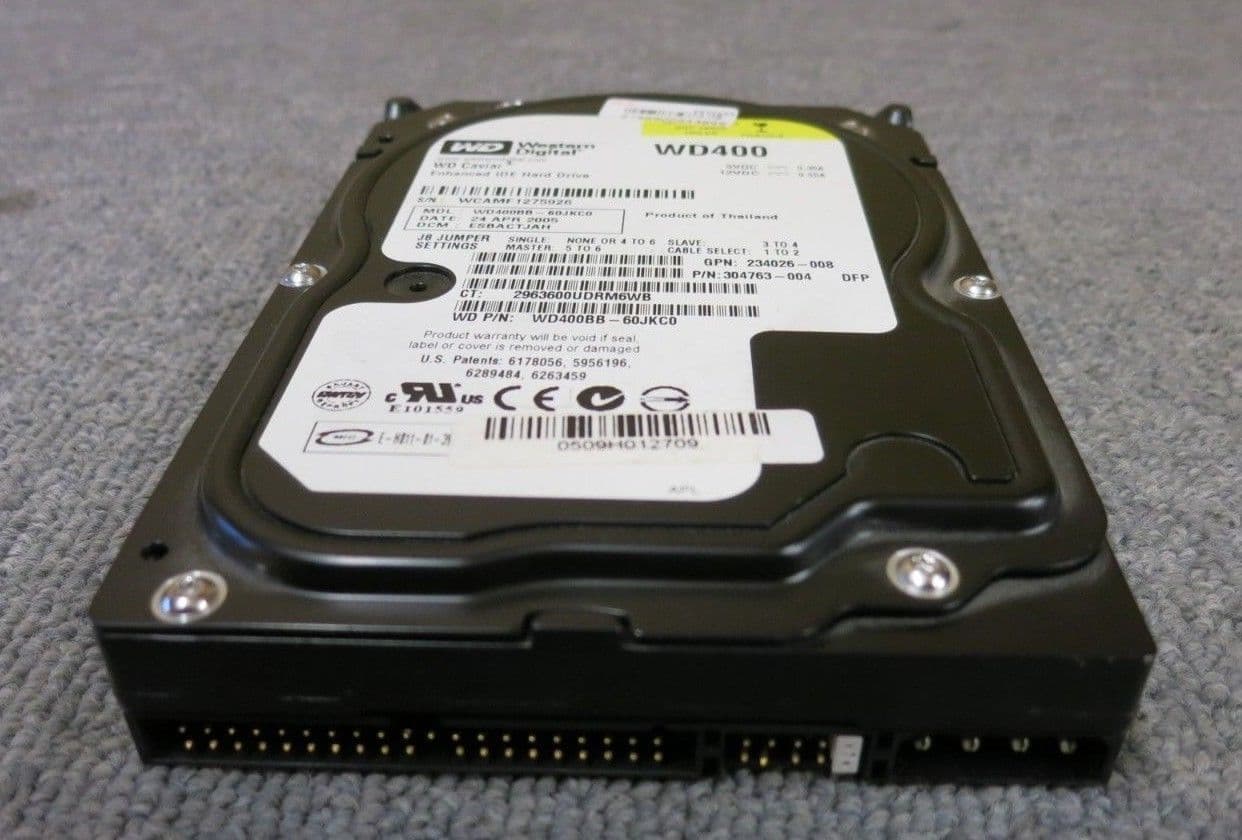 Western Digital WD400BB-60JKC0 234026-008 40GB 7200RPM 2MB 3 5" ATA-100 HDD