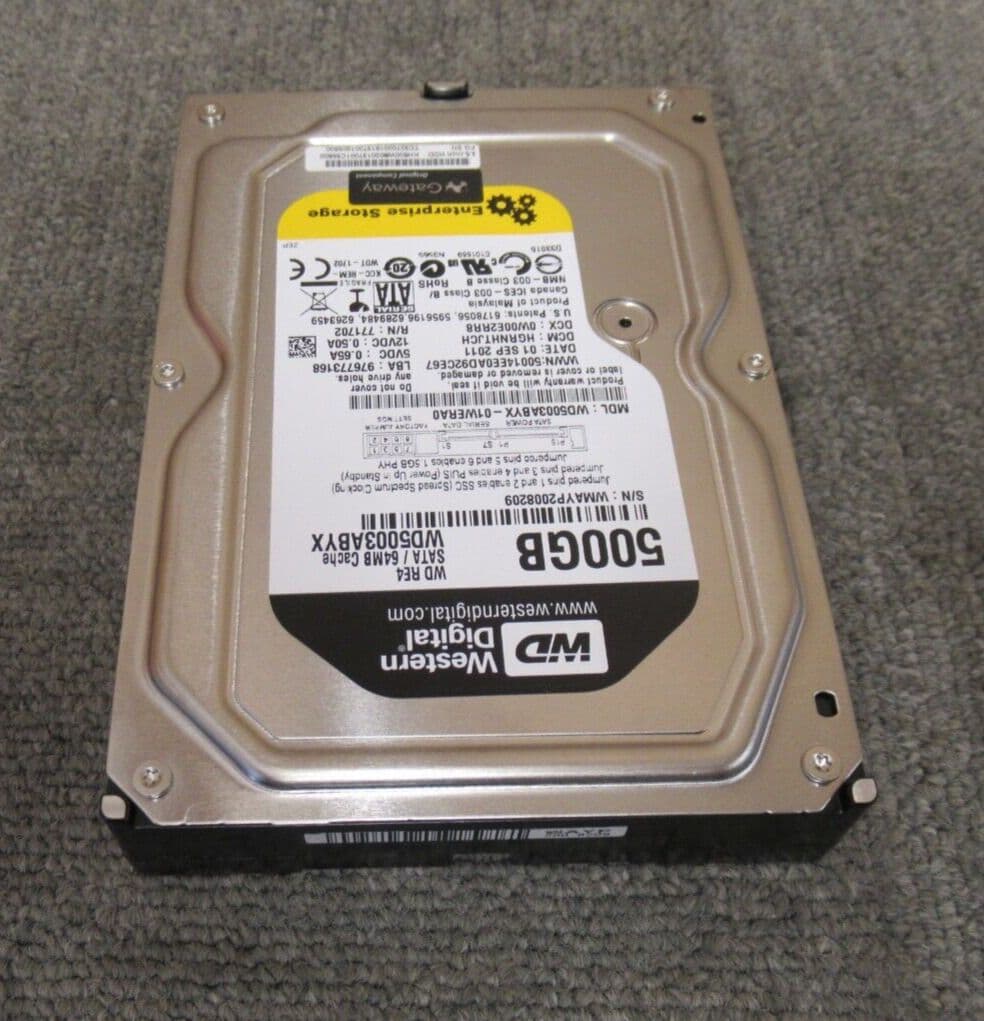 Western Digital WD5003ABYX-01WERA0 RE4 500GB 7200RPM SATA 64MB 3 5 ...