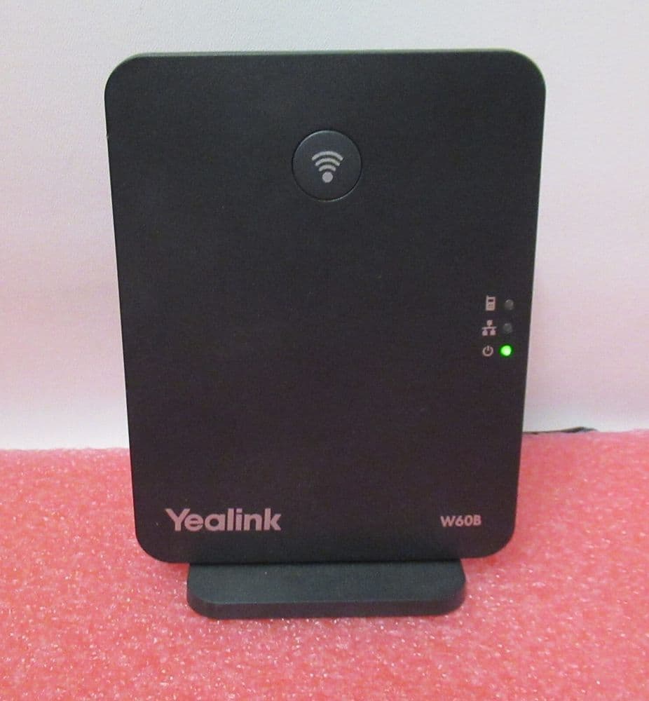Yealink W60B DECT IP VoIP Base Station And AC Power Adapter