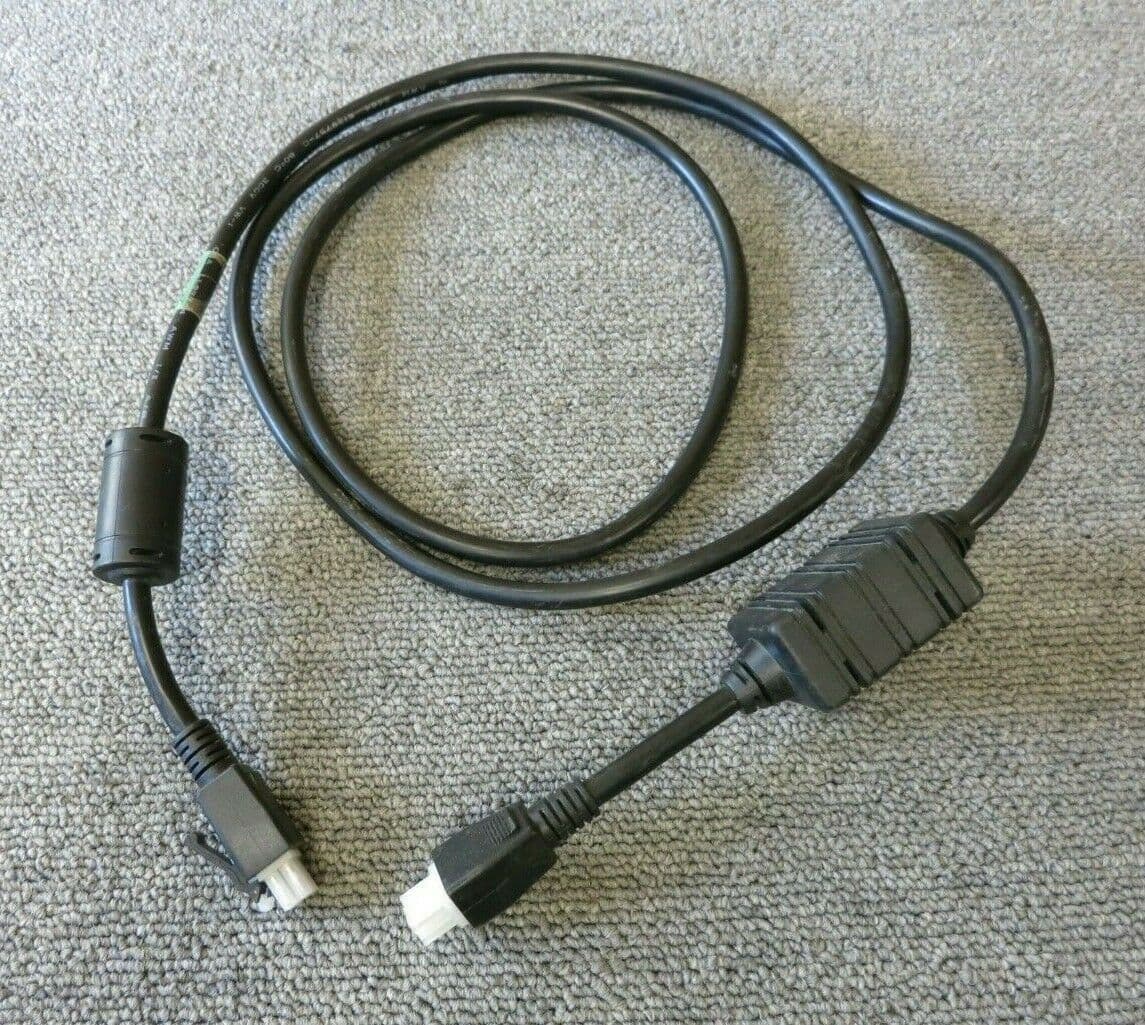 Zebra 50-16002-029R DC Power Cable 1 8M Black For Four Slot Cradles