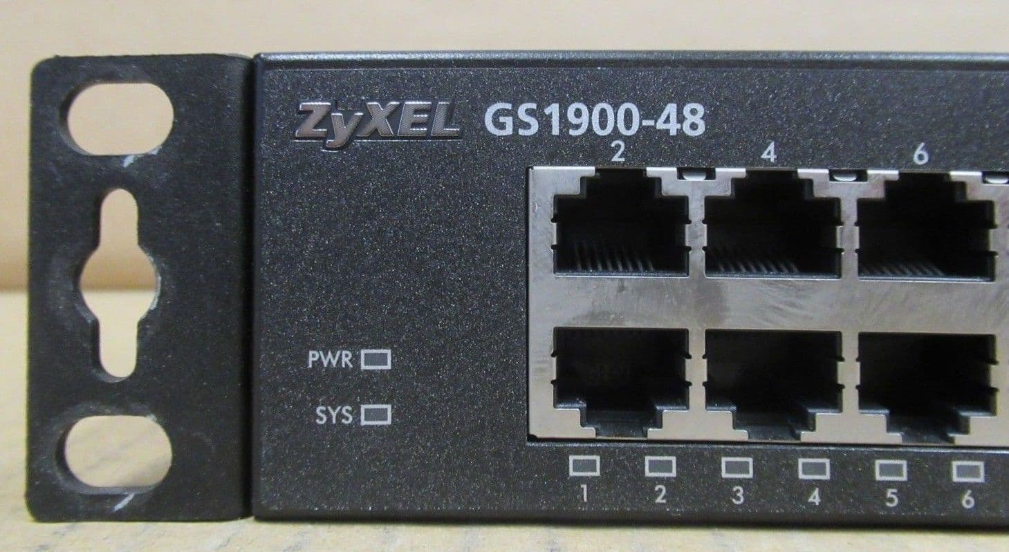 Zyxel GS1900-48 48-port GbE L2 Smart Managed 1U Rack Mount Switch