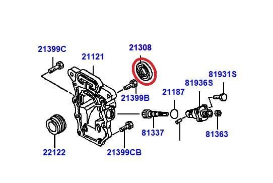 Mitsubishi Canter FE649 - 3 9TD 4D34 6 5 Tonne 1998-08 - Transmission ...